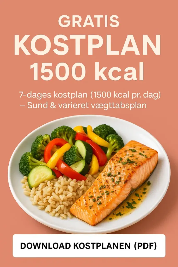 Hent 7-dages gratis kostplan til vægttab (PDF)