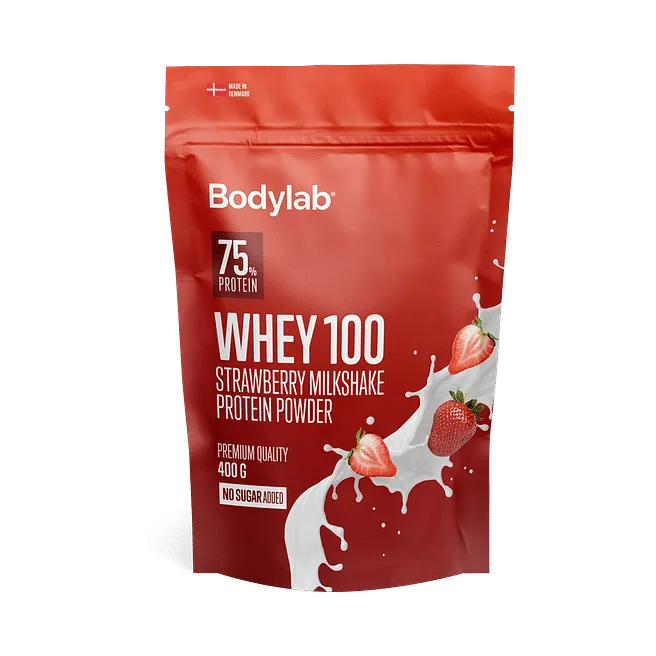 Bodylab Whey 100 (400 g) - Strawberry Milkshake